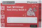 READ WRITE INC - PHONICS GET WRITING! RED DITTY BOOK 5 PACK OF 10 con ...