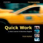 QUICK WORK : 1 AUDIO-CD, PRE-INTERMEDIATE: PRE-INTERMEDIATE LEV con ...