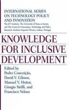 KNOWLEDGE FOR INCLUSIVE DEVELOPMENT | | Quorum Books | Casa del Libro
