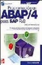 PROGRAMACION EN ABAP/4 PARA SAP R/3 (INCLUYE CD-ROM) | JOSE LUIS HERREROS LUCAS | Segunda mano ...