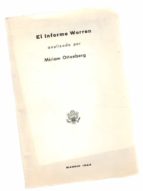 EL INFORME WARREN, ANALIZADO POR | | No especificada | Casa del Libro