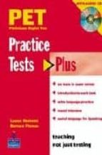 PET PRACTICE TEST PLUS (WITHOUT KEY) con ISBN 9780582824195 | Casa del ...